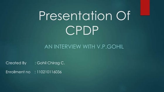 cpd | PPTX
