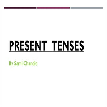 Presentation Of English,Present Tense, Tenses.pdf