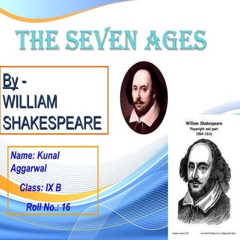 Presentation of english (seven ages) | PPT