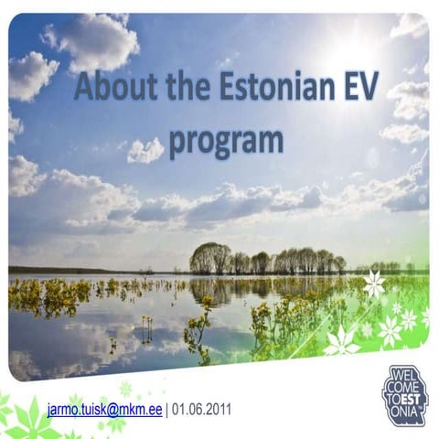 The Estonian EV programme introduction | PPTX