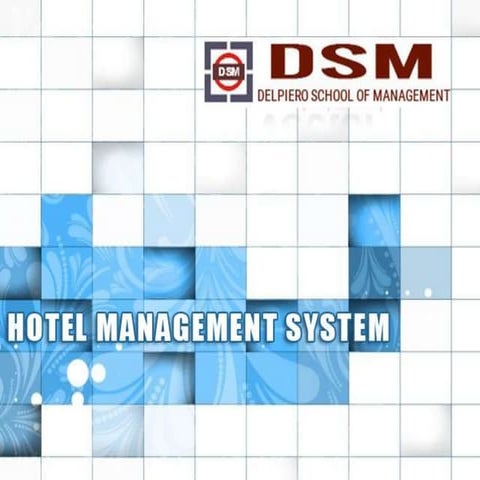 Presentation of hotel management system | PPT