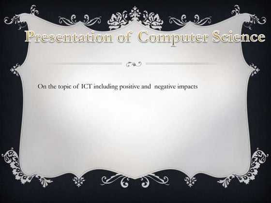 Negative Impact of ICT (Information and Communication Technology)In the ...