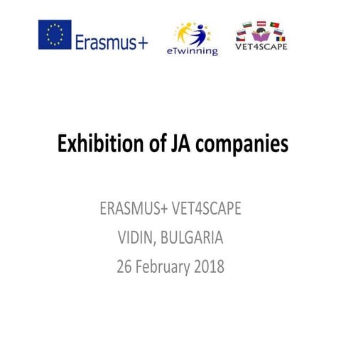 Presentation of ja companies+posters | PPT