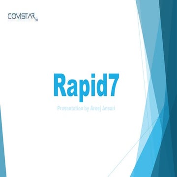 Presentation of Rapid7 vulnerabilityassessment and penetration testing.pptx