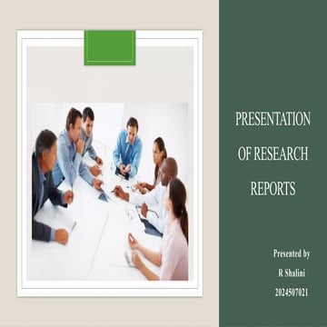 PRESENTATION OF RESEARCH REPORTS-Research methodology.pptx