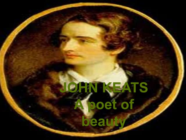 John keats and nature