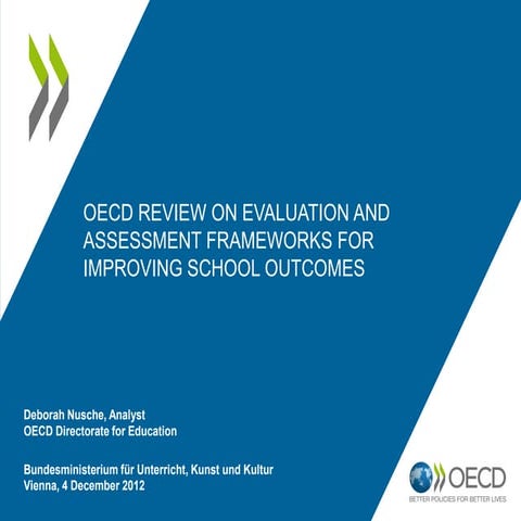 OECD Review on Evaluation and Assessment Frameworks for Improving ...