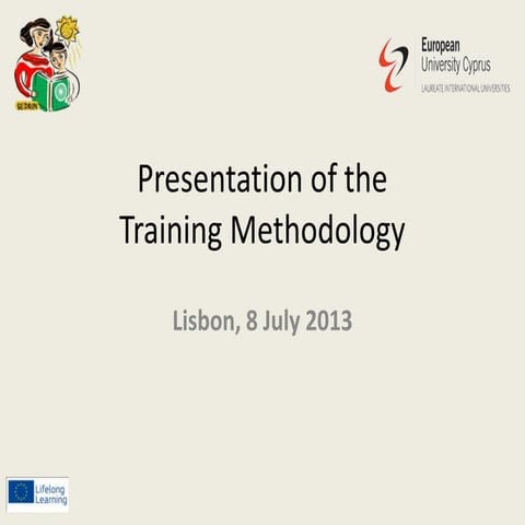 Presentation of training methodology | PPTX