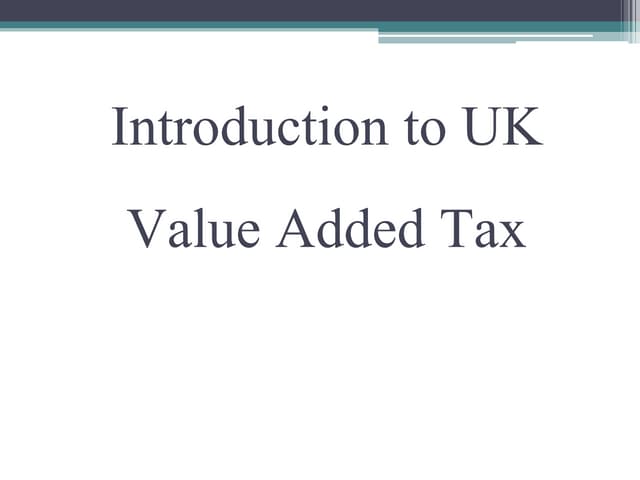 Value Added Tax (Taxable Sales) Philippines | PPTX