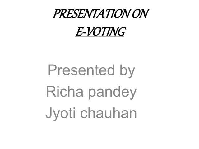 Online Voting System Project