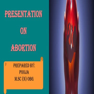 Presentation on abortion | PDF