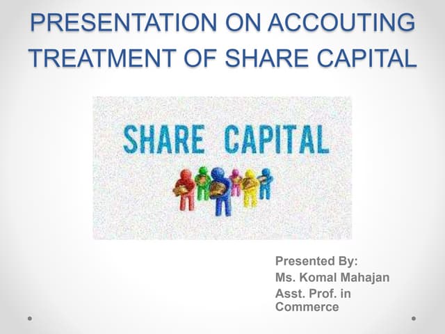 Share capital | PPTX