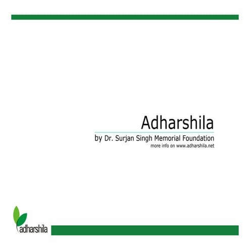 Adharshila | PDF