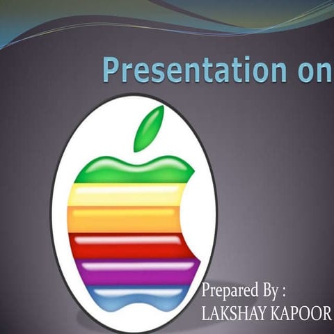 My Presentation on apple | PPT