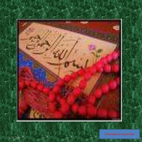 Presentation On Bismillah | PPTX