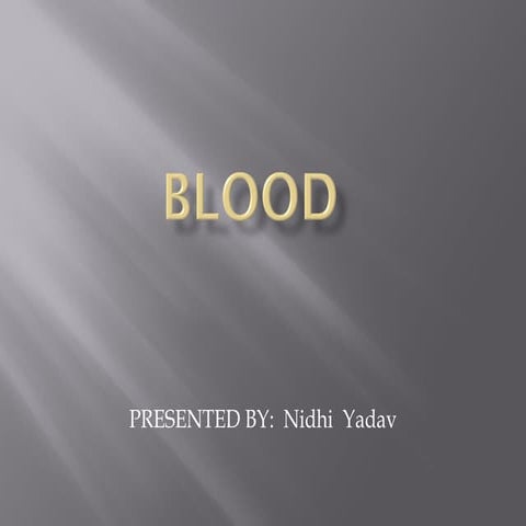 Blood | PPT