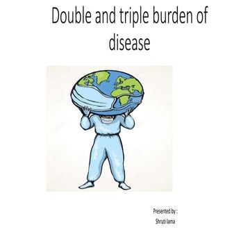Presentation on burden of disease | PPTX