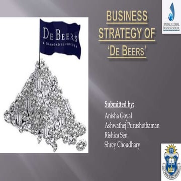 BUSINESS STRATEGY OF ‘DE BEERS’ | PPTX