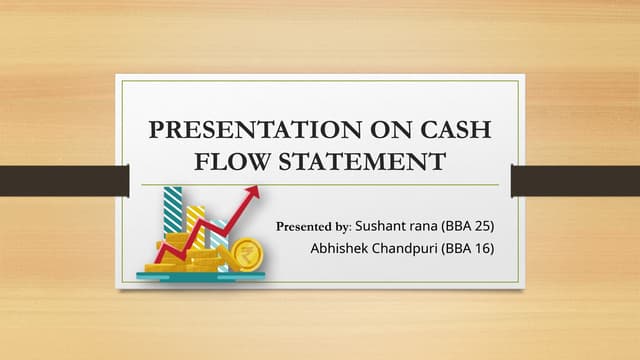 Cash Flow Statement | PPT