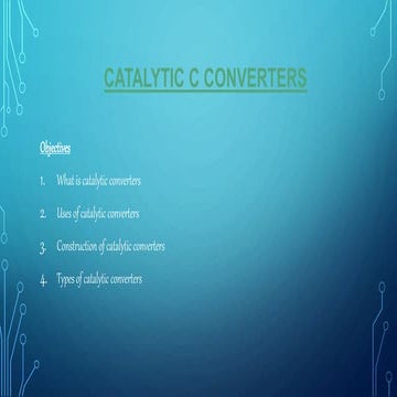 Three way catalytic converter | PPTX