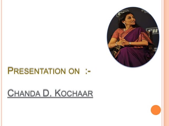 Chanda kochhar | PDF