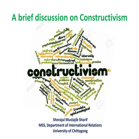 Presentation on constructivism | PPTX | Education