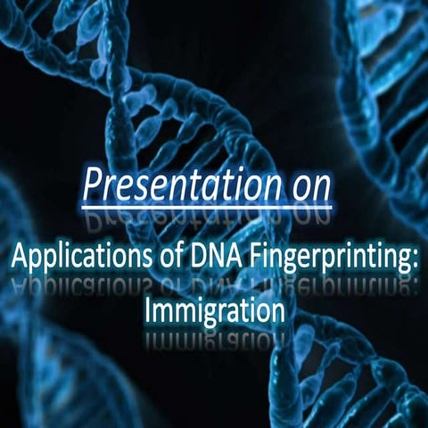 Dna fingerprinting | PPT