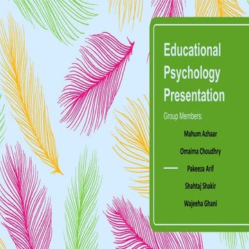 Presentation on effective teaching and Behavioral Modification | PPT