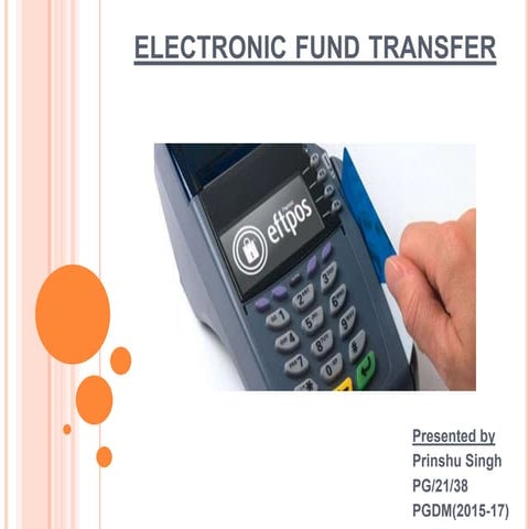 Presentation on Electronic Fund Transfer | PPTX