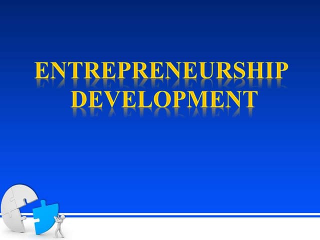 Entrepreneurship PPT | PPTX | Startups | Business