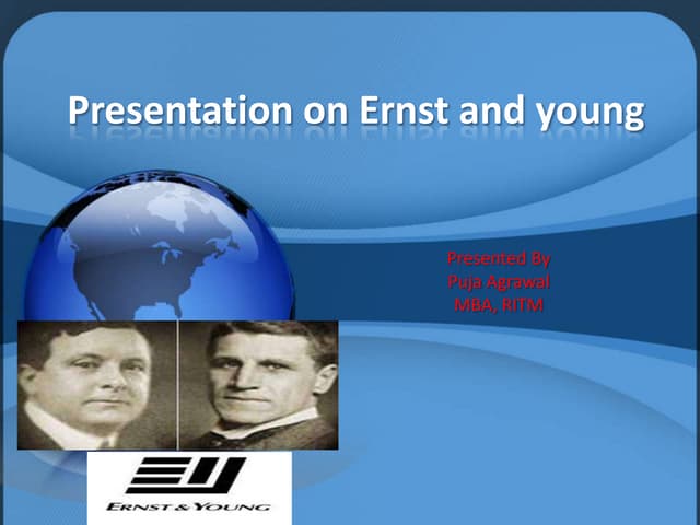 Erns and young case study | PPTX