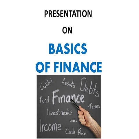 basics of finance | PPTX