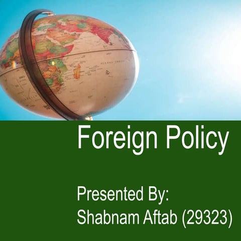 Presentation on Foreign Policy.pptx