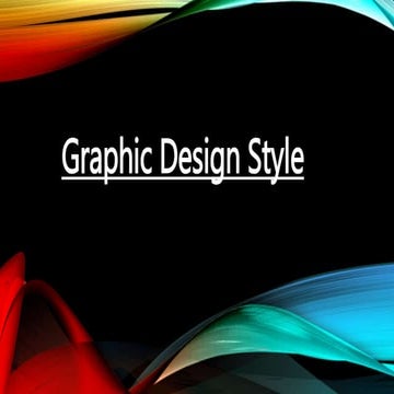 Presentation on graphic art | PPTX