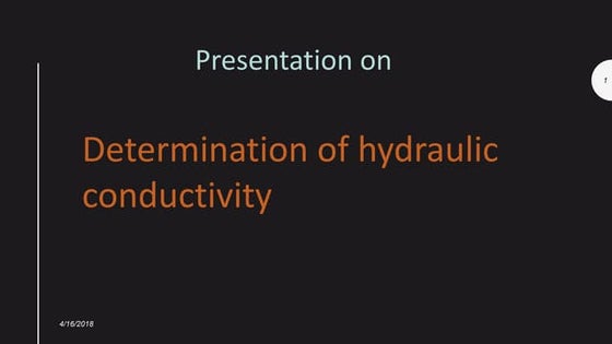 Introduction with weirs flumes and orifices | PPT