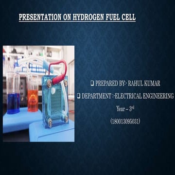 Presentation on hydrogen fuel cell.pptx1 | PPT