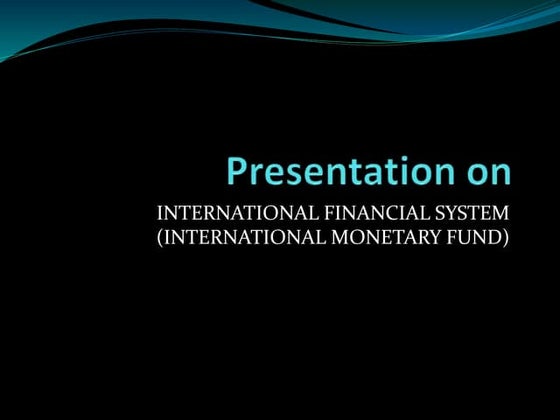 IMF and World Bank | PDF