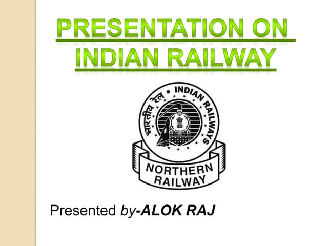 Presentation on indian railway | PPTX