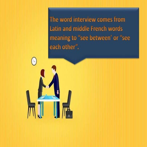 Types of Interview explanation ppt for educational purpose | PPTX