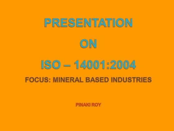 Iso 14001 | PPT
