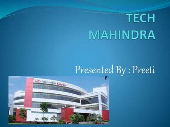 Tech mahindra | PPTX