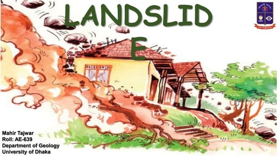 Landslide ppt | PPTX | Geography | Science