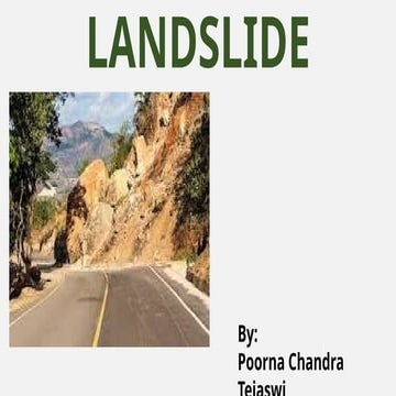Presentation_on_Landslide 5.presentation | PPT