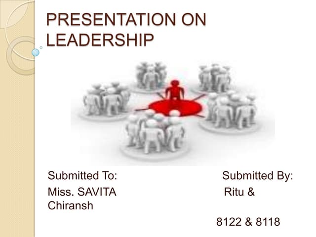 Qualities Of Good Leadership | PPTX