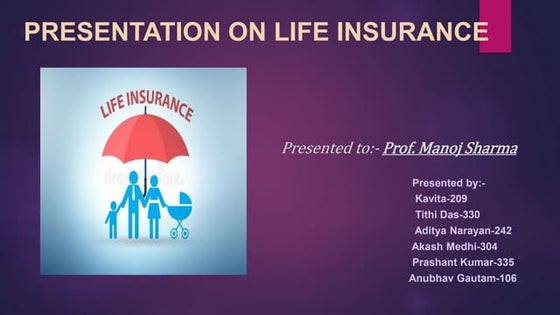 LIFE INSURANCE | PPTX