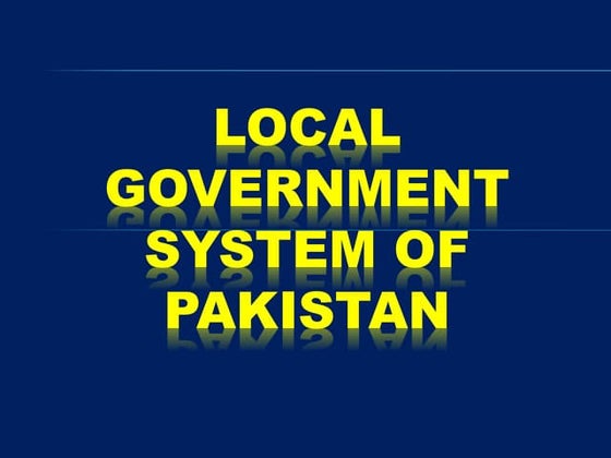 Branches of government / Structure of Government in Pakistan | PDF