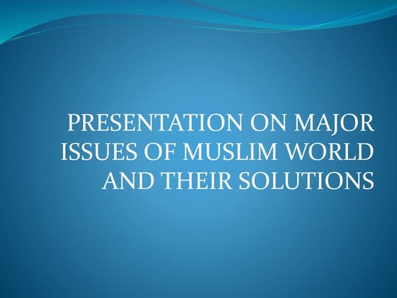 Sydney Muslim Community | PPT