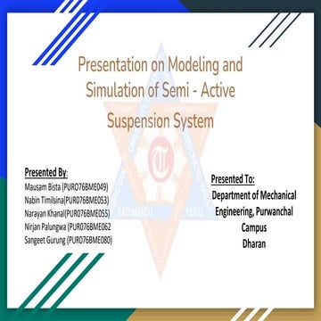Presentation on Modeling and Simulation of (1).pptx