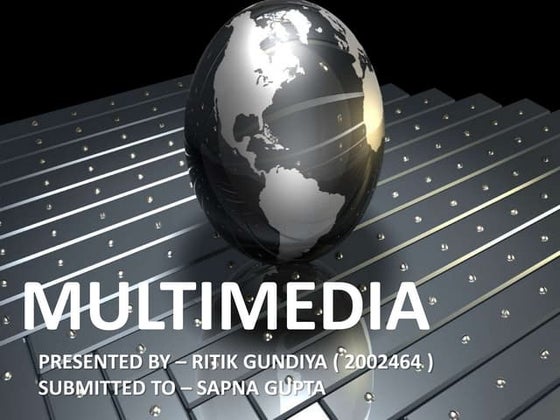 Multimedia presentation | PPT