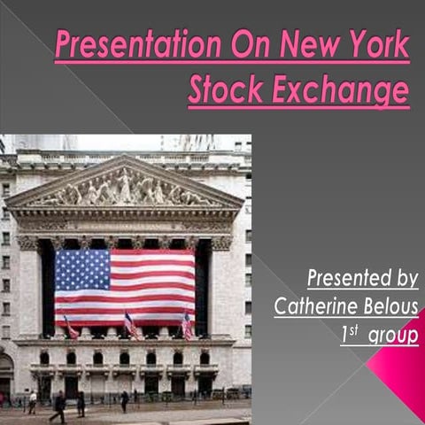 New york stockexchange PPT | PPT